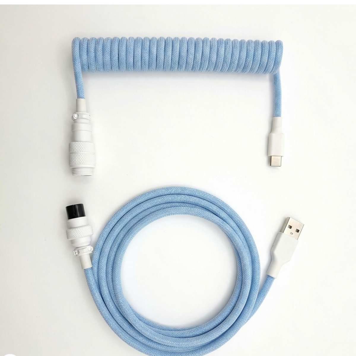 Marsh Gaming Premium Custom Coiled Cable for Mechanical Keyboards | Li